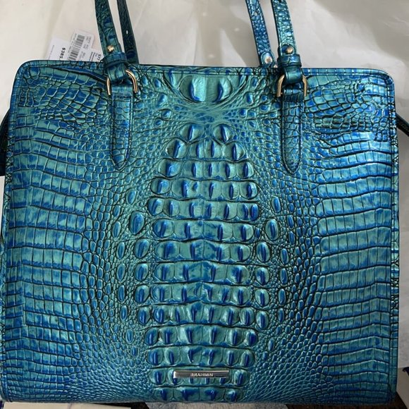 Brahmin | Bags | Brahmin Tia Peacock Large Tote Nwt Price Firm Stock ...